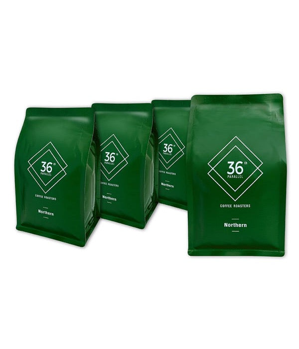 36th Parallel Coffee - Northern Blend - 4 PACK of 250 gram
